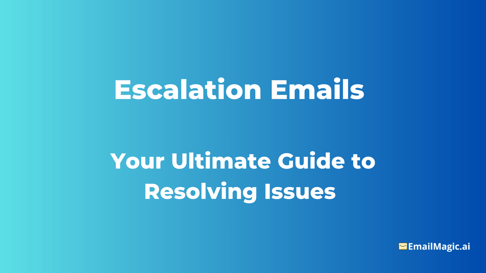 Escalation Emails: Your Ultimate Guide to Resolving Issues